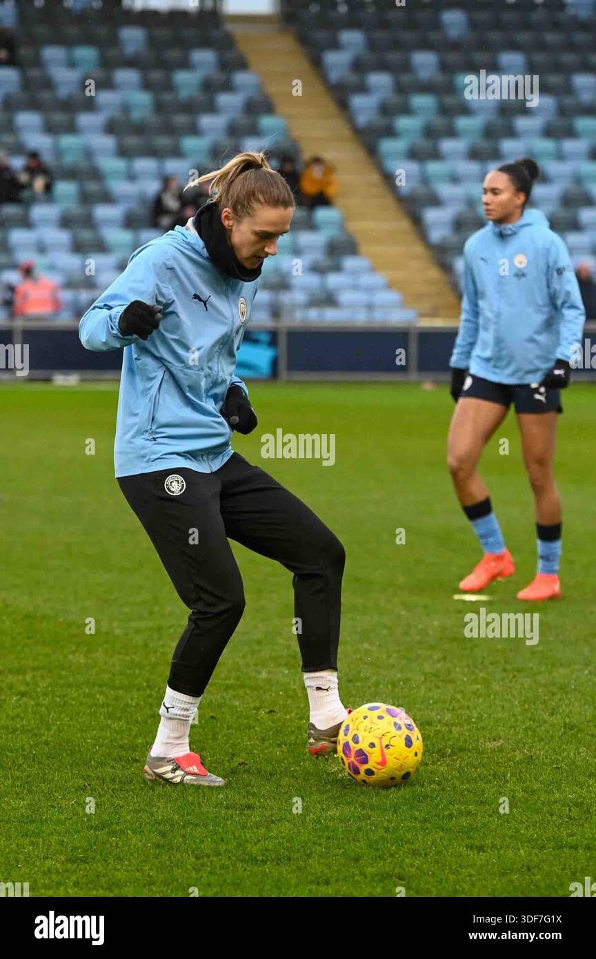 during the Barcleys WSL match between Manchester City and Everton at ...