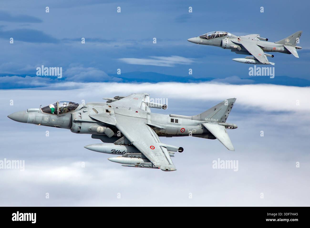 At NATO Days 2025, the Italian Navy flew AV-8B Harrier II MM7218 and ...