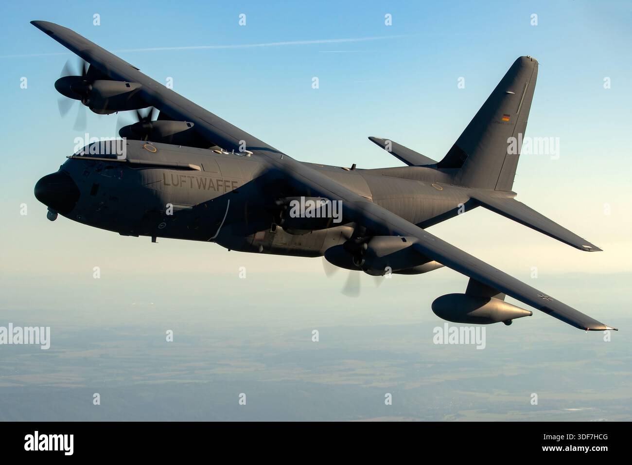A German Air Force KC-130J Hercules, registration 5505, serial number ...