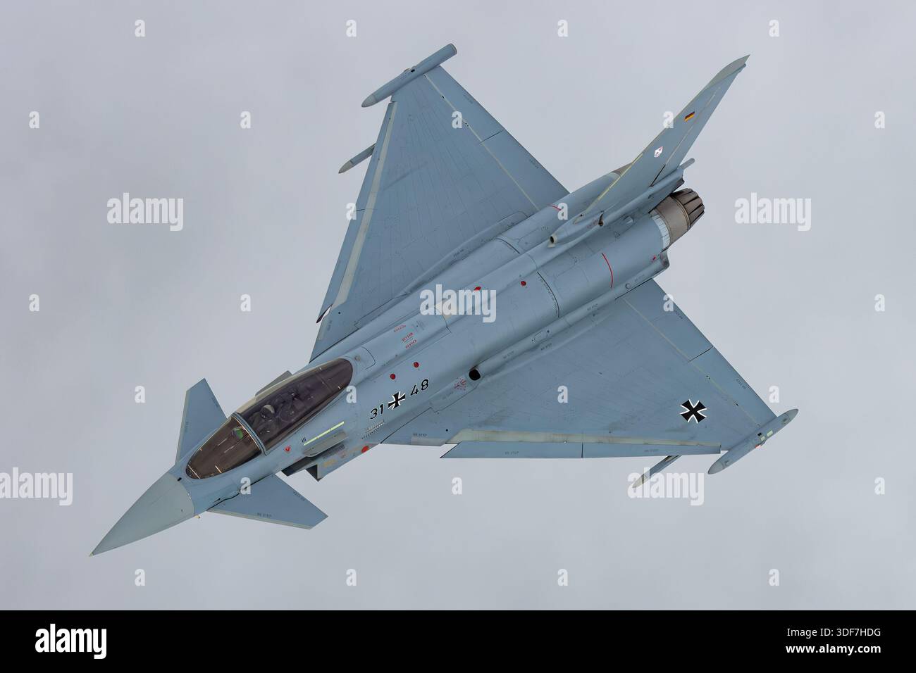 The image shows a German Air Force Eurofighter EF-2000 Typhoon S ...