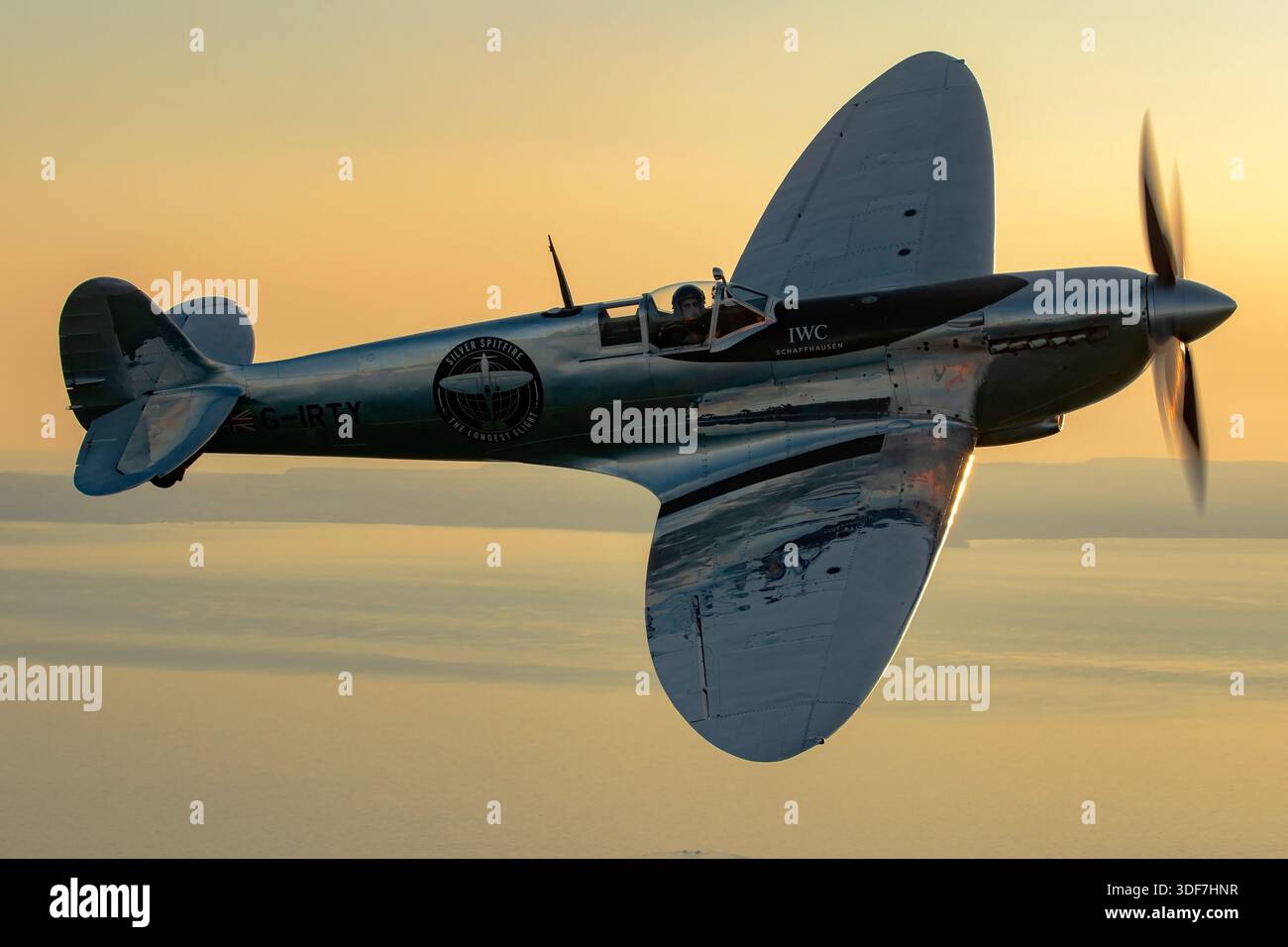 The Supermarine Spitfire LF9C, registration G-IRTY, serial number CBAF ...