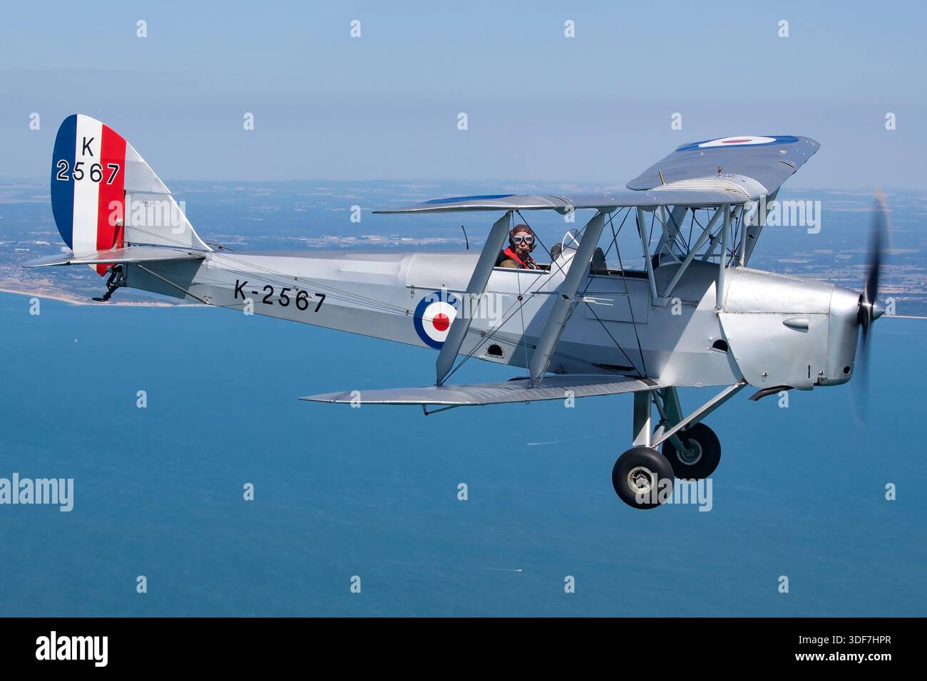 This photograph shows the De Havilland D.H. 82A Tiger Moth II ...