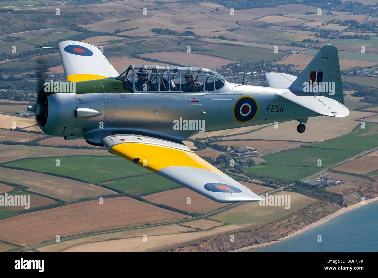 The North American AT-16 Harvard IIB, also called T-6 Texan or SNJ ...