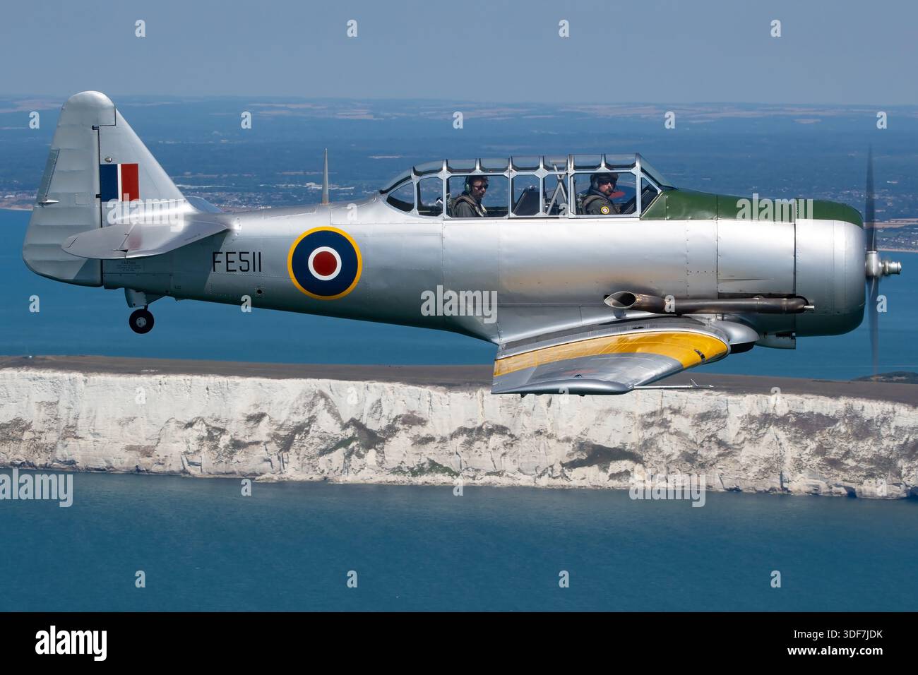 The AT-16 Harvard IIB, T-6 Texan, or SNJ with registration G-CIUW ...