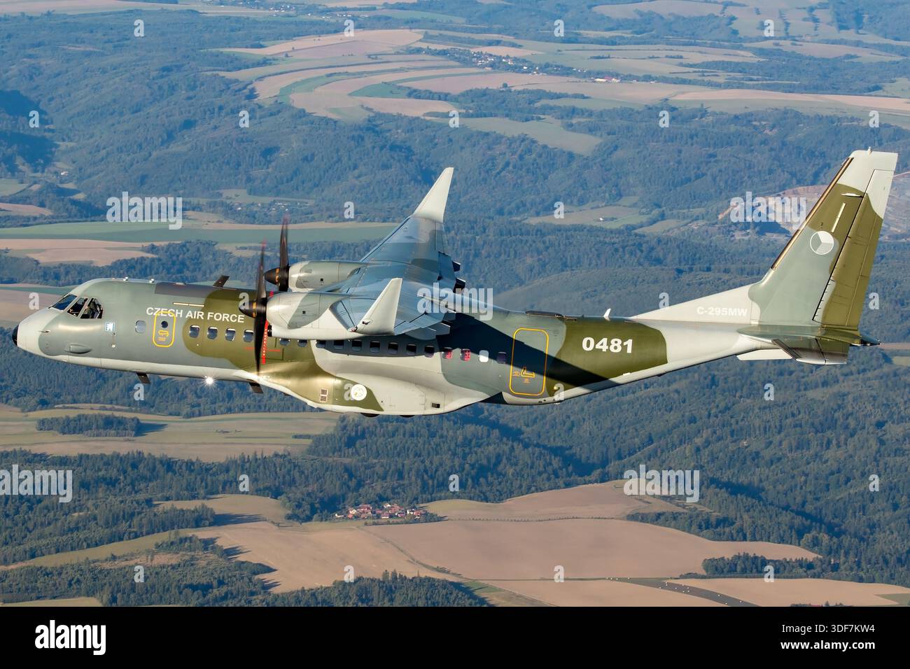The CASA C295MW operated by the Czech Air Force, registration 0481 ...