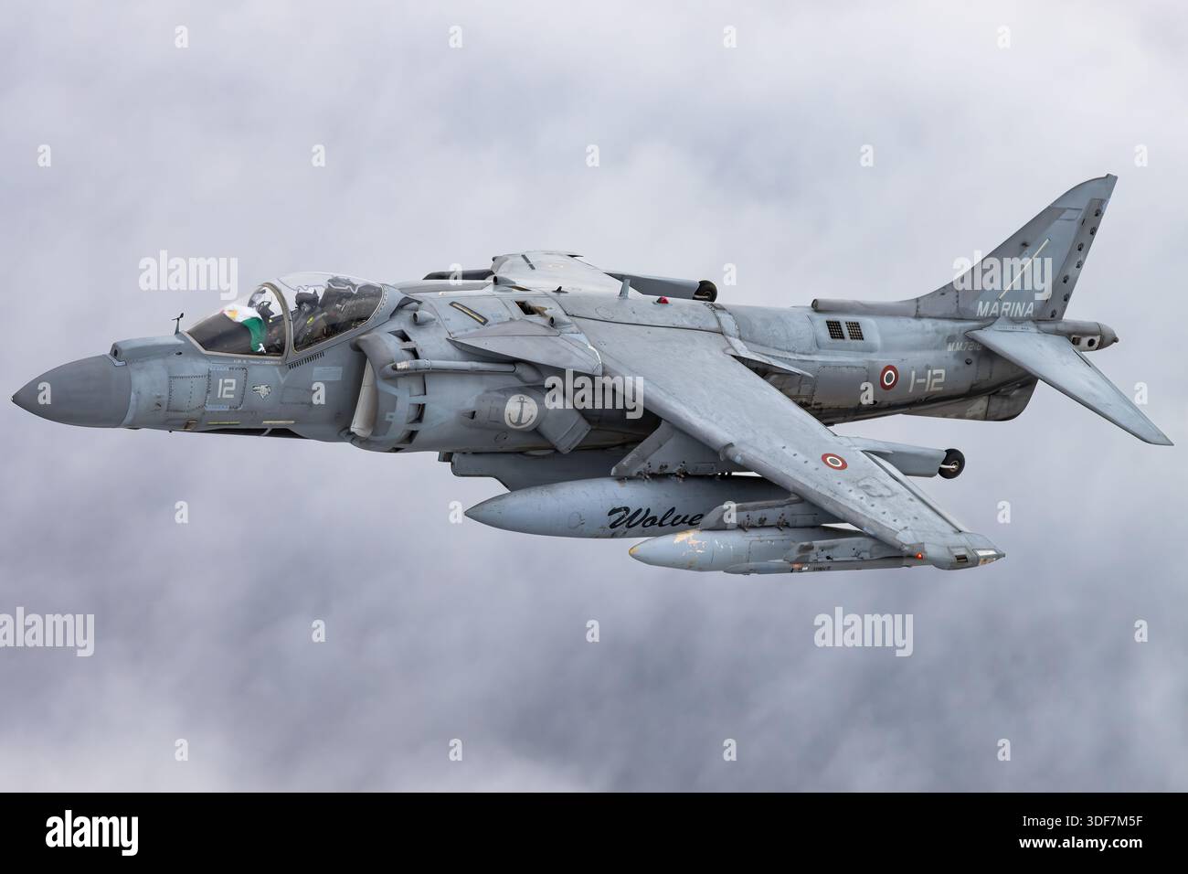The Italian Navy AV-8B Harrier II, registration MM7218, military code 1 ...