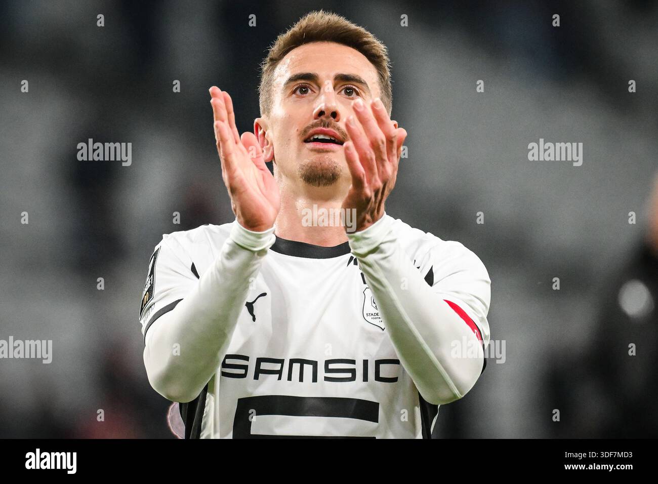 Valentin RONGIER of Rennes during the French championship Ligue 1 ...