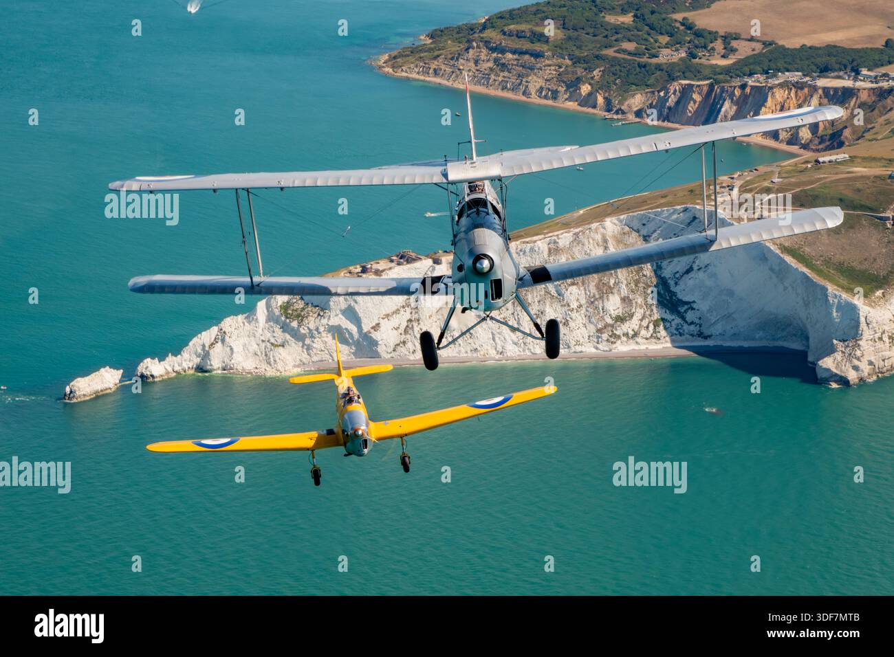 The photograph shows a De Havilland D.H. 82A Tiger Moth II, G-MOTH ...