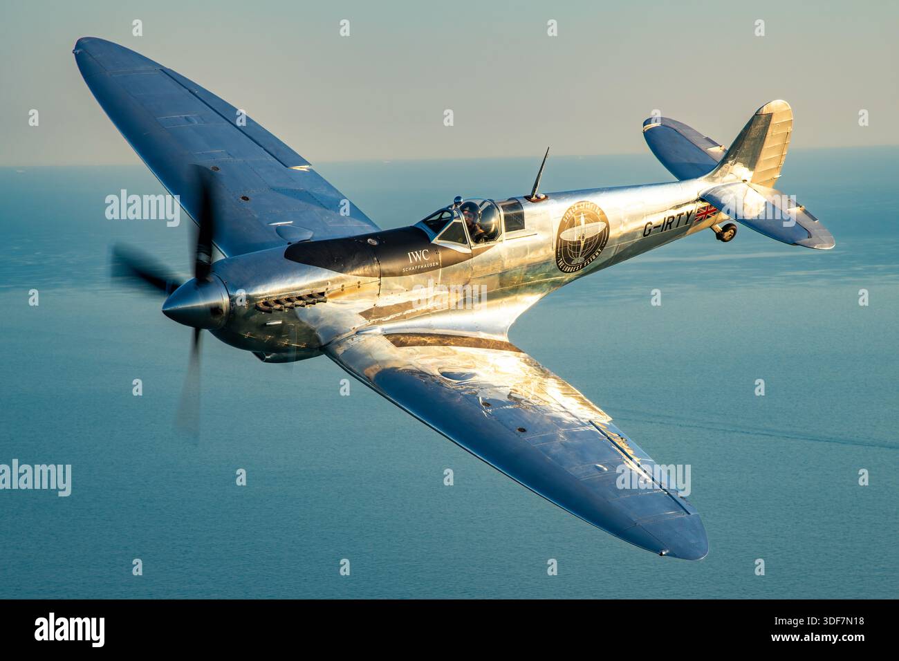 The Supermarine 361 Spitfire LF9C, registration G-IRTY, serial number ...