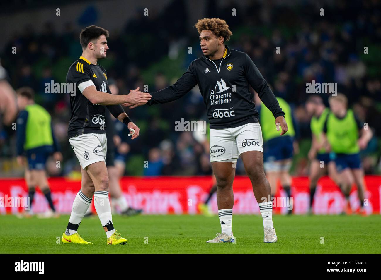 Simeli Daunivucu of Stade Rochelais during the Investec Rugby Champions ...