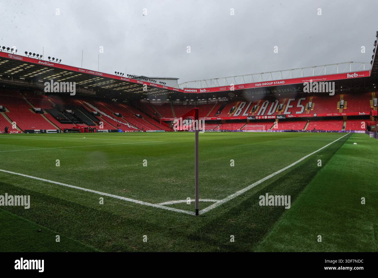 A general view of Bramall Lane ahead of the Emirates FA Cup Third Round ...