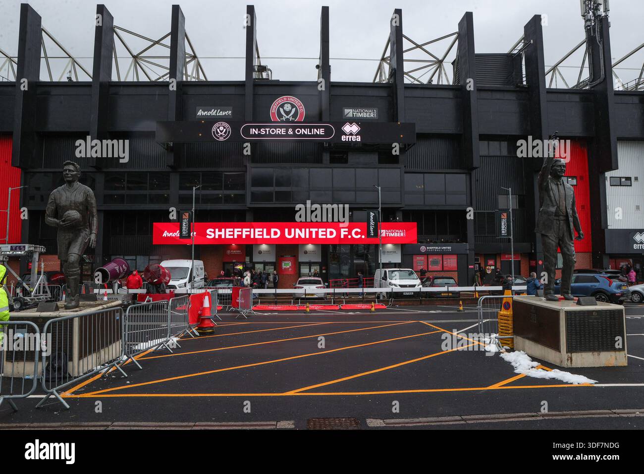 A general view of Bramall Lane ahead of the Emirates FA Cup Third Round ...