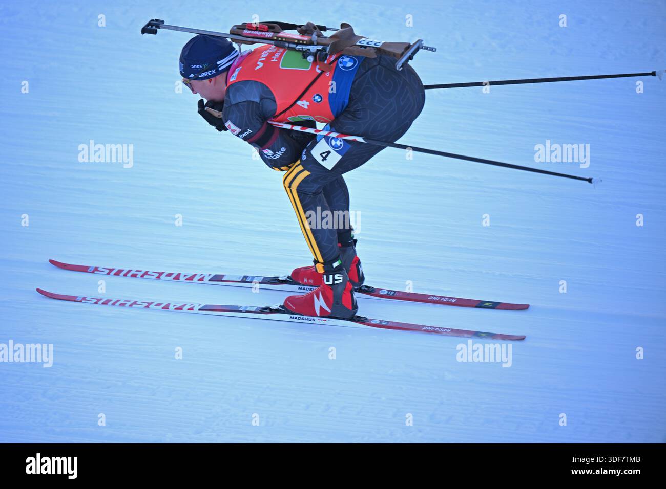 11 January 2026, Thuringia, Oberhof: Biathlon: World Cup, relay 4 x 7.5 ...