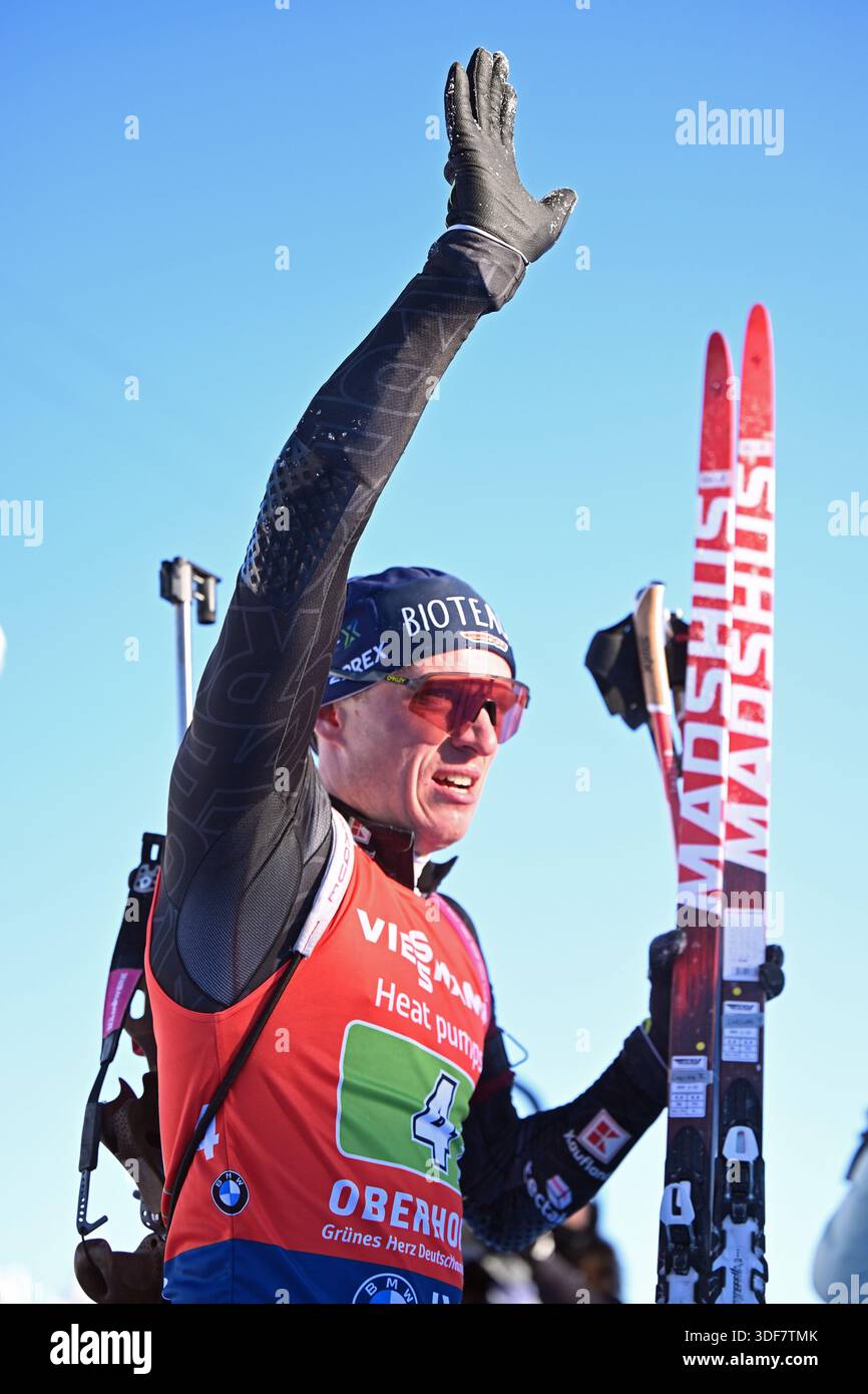 11 January 2026, Thuringia, Oberhof: Biathlon: World Cup, relay 4 x 7.5 ...