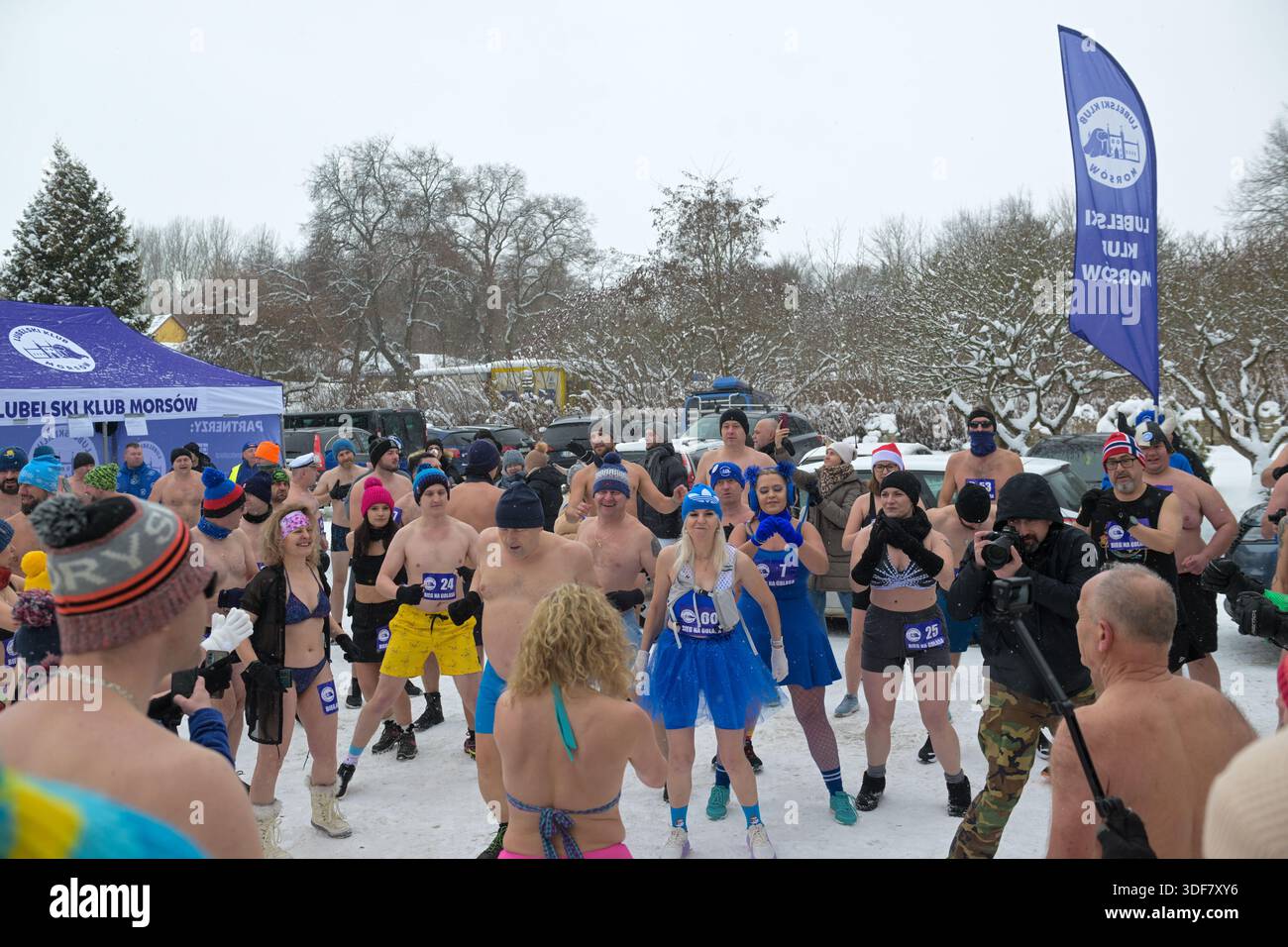 Lublin 11.01.2026 Bieg 'Na golasa' nad Zalewem Zemborzyckim ...