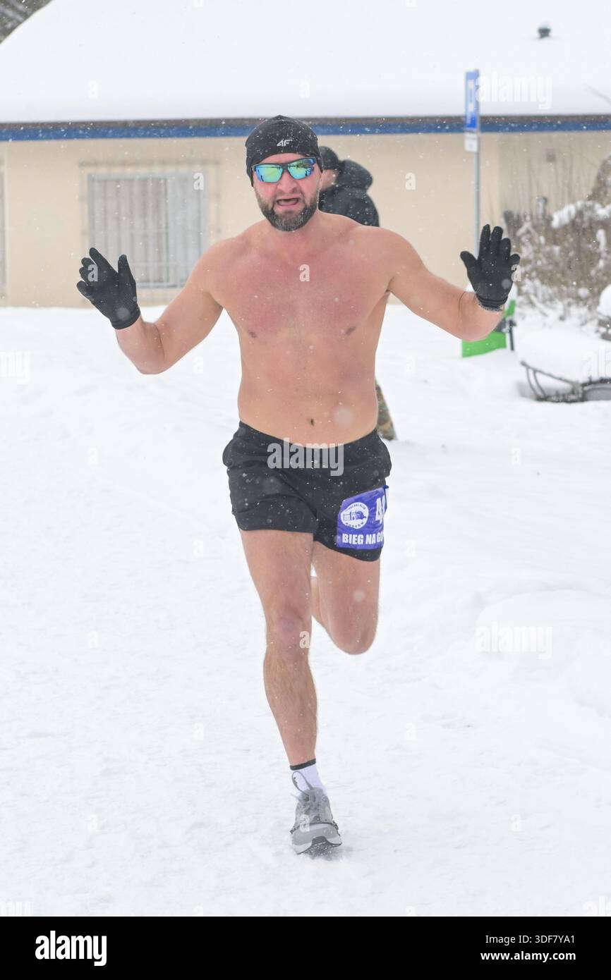 Lublin 11.01.2026 Bieg 'Na golasa' nad Zalewem Zemborzyckim ...