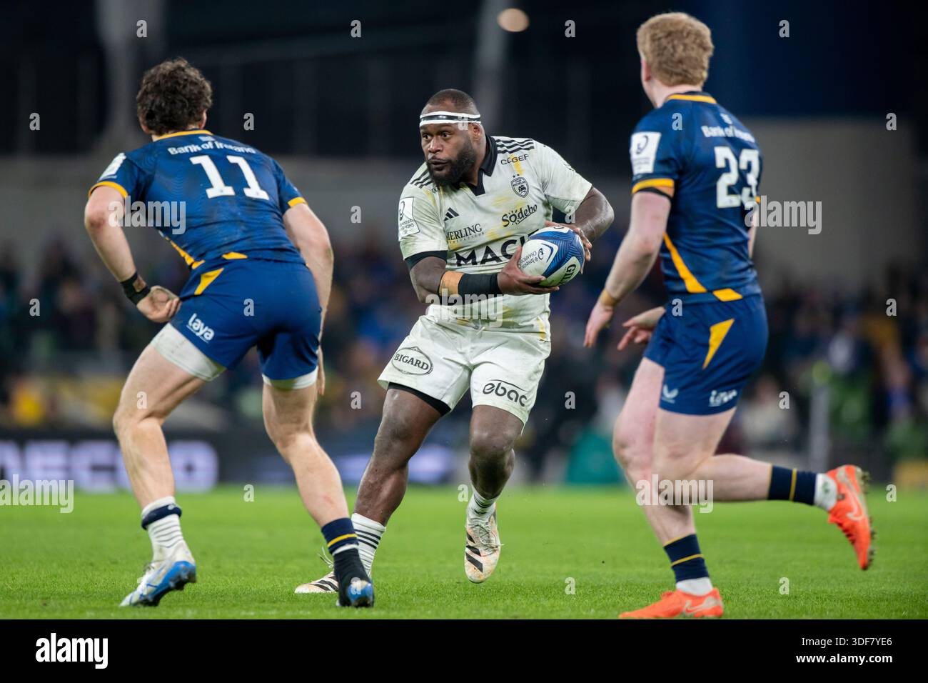 Levani Botia of Stade Rochelais with the ball during the Investec Rugby ...