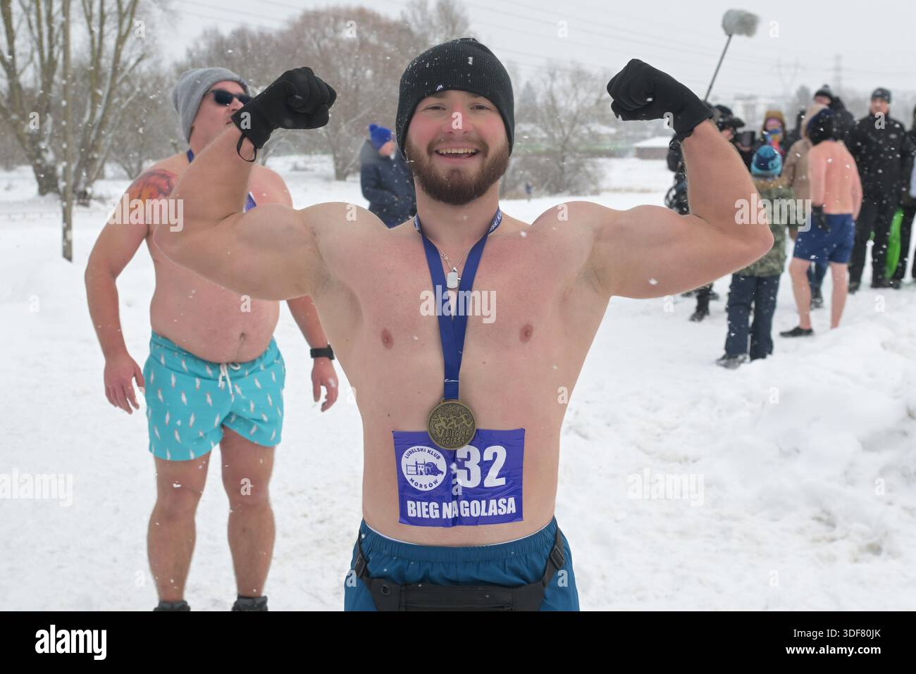 Lublin 11.01.2026 Bieg 'Na golasa' nad Zalewem Zemborzyckim ...