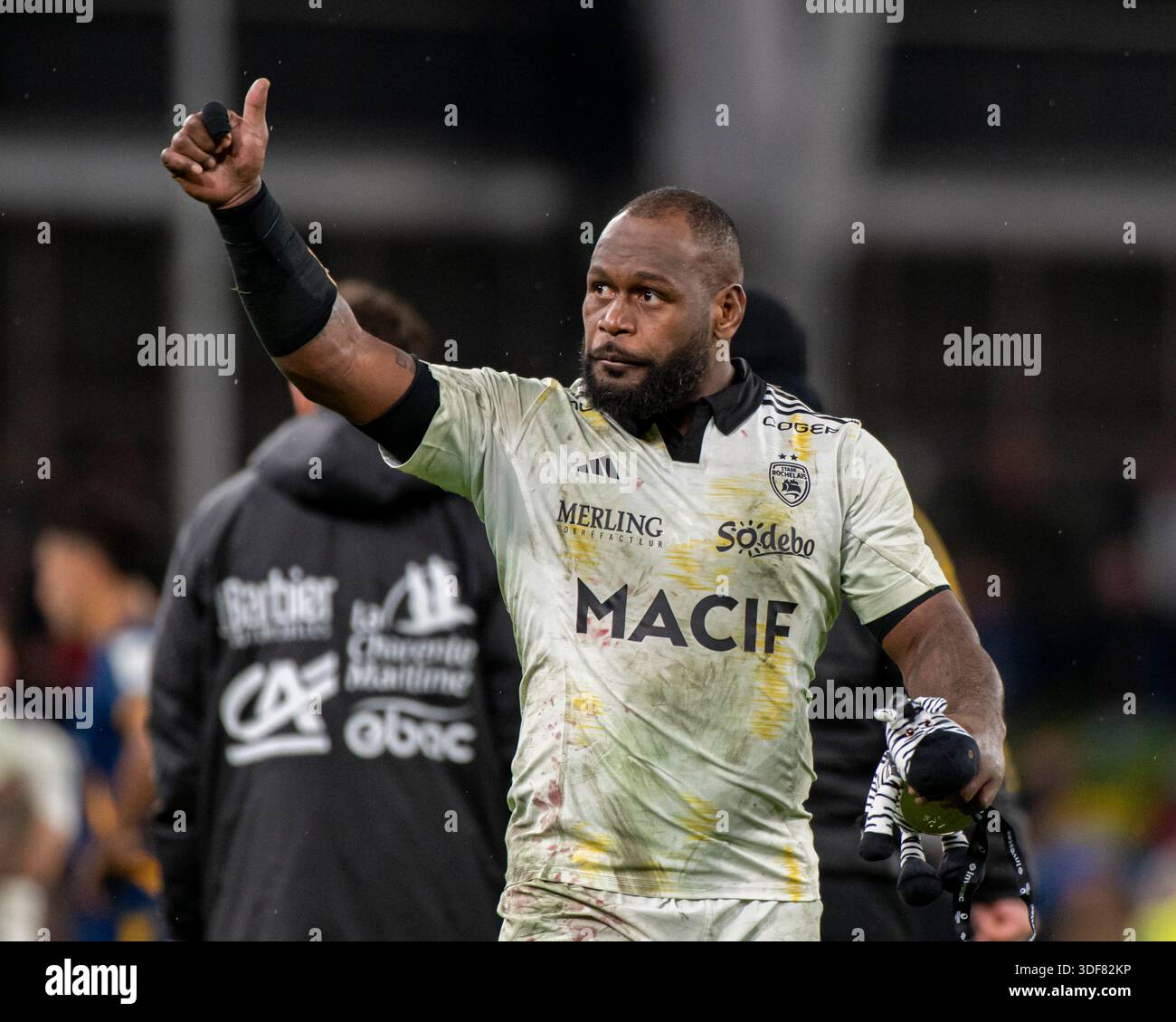 Levani Botia of Stade Rochelais after the Investec Rugby Champions Cup ...