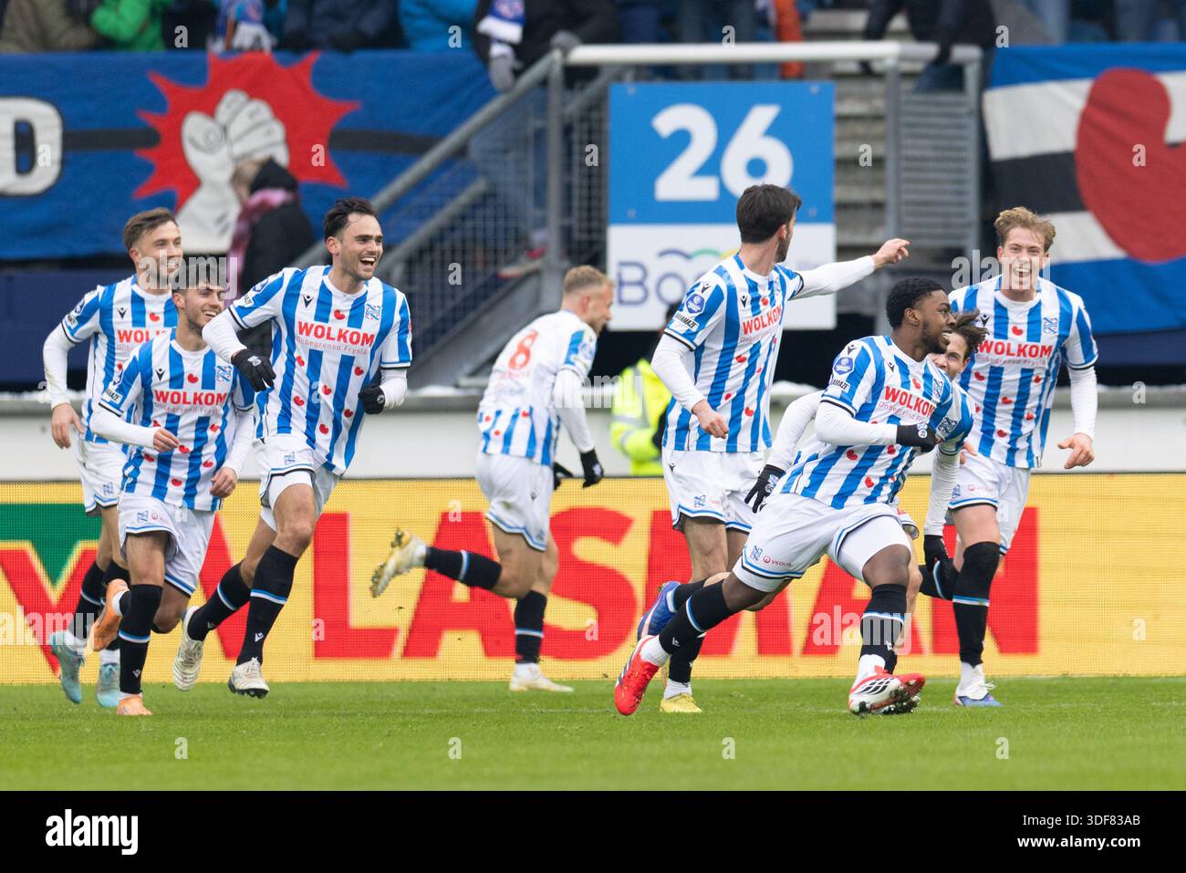 HEERENVEEN , 11-01-2026 , Abe Lenstra Stadium , season 2025 / 2026 ...