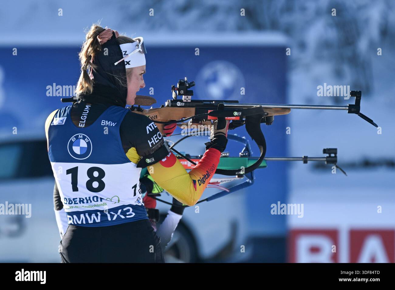 11 January 2026, Thuringia, Oberhof: Biathlon: World Cup, pursuit 10 km ...