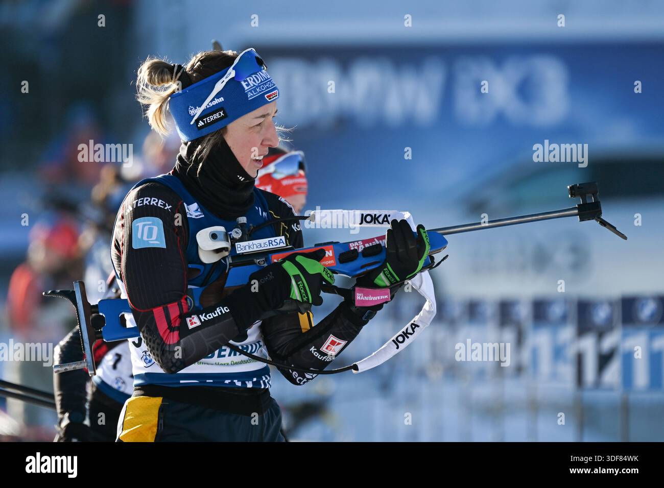 11 January 2026, Thuringia, Oberhof: Biathlon: World Cup, pursuit 10 km ...
