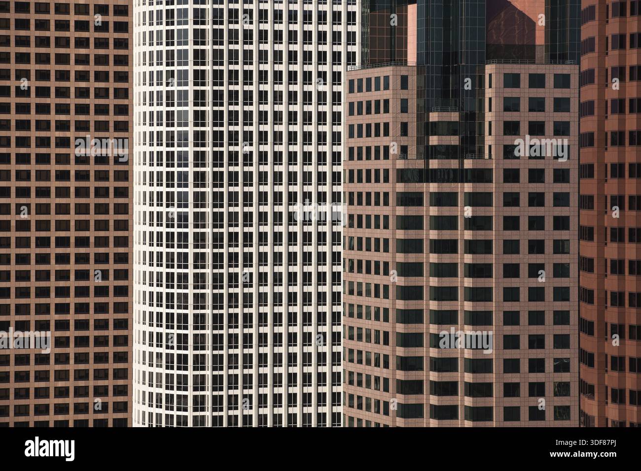 A detail of a modern high buildings in Los Angeles Stock Photo - Alamy
