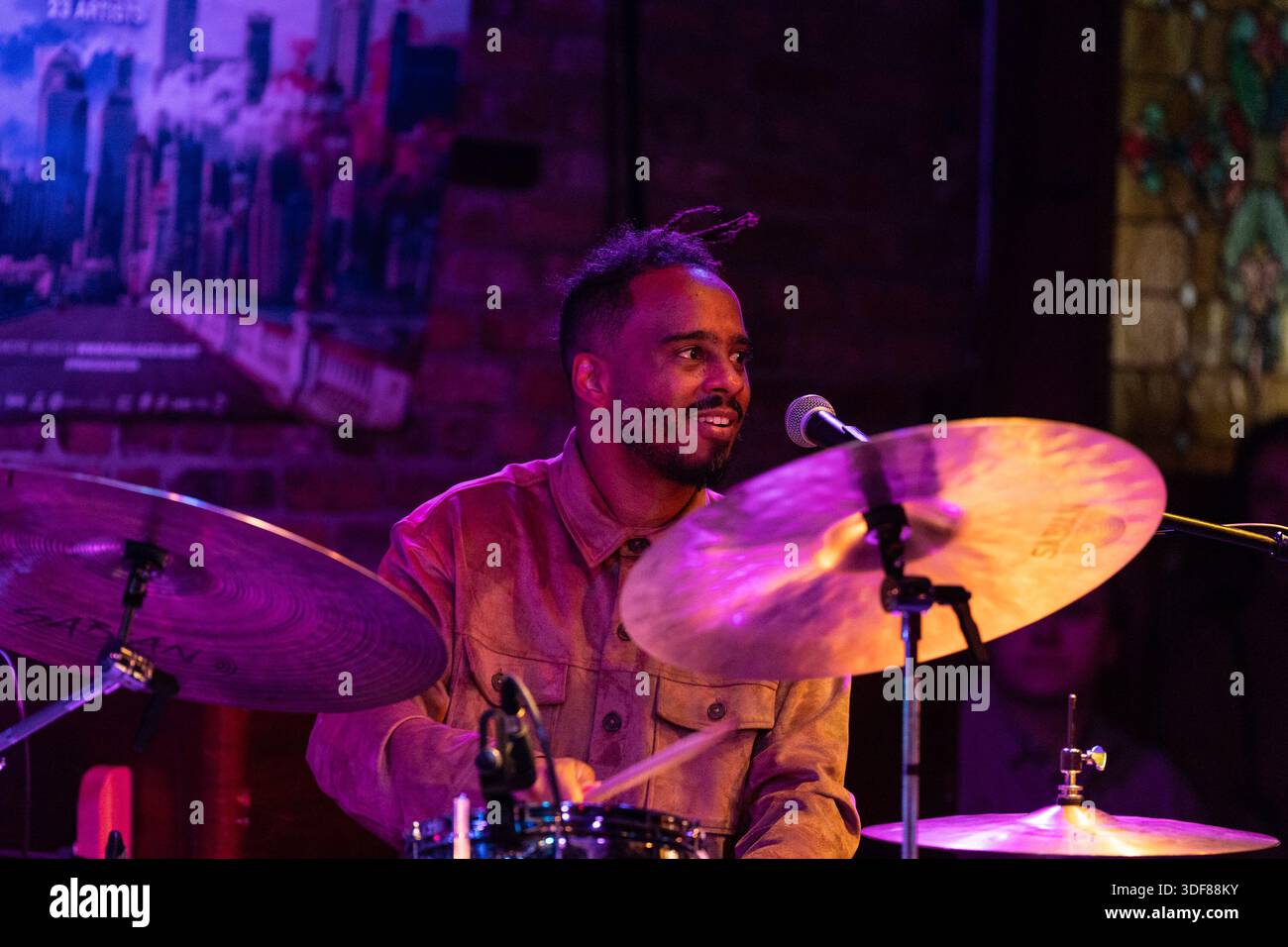 Mario Canonge trio with Michel Alito on double bass and Arnaud Dolmen ...