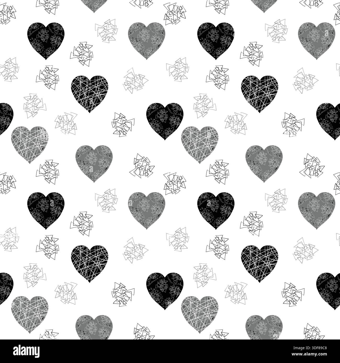 Black white triangles paper Stock Vector Images - Alamy