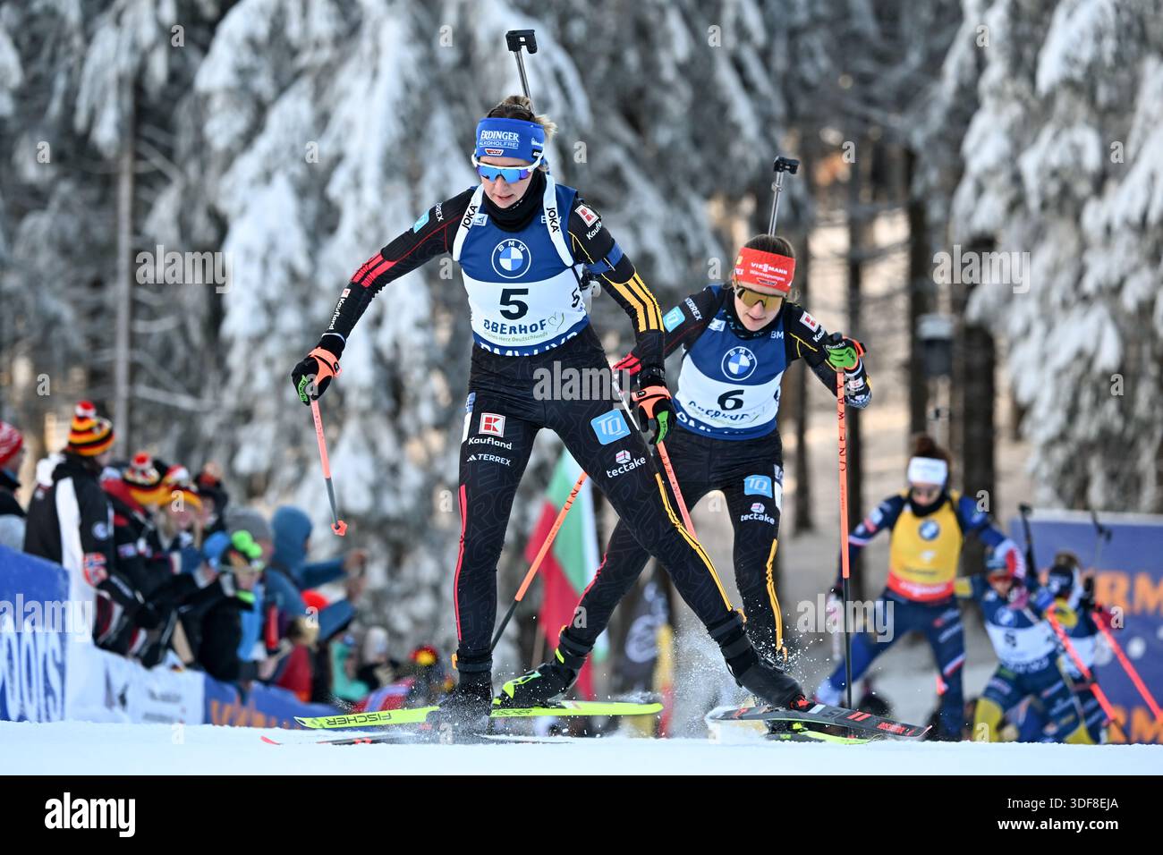 11 January 2026, Thuringia, Oberhof: Biathlon: World Cup, pursuit 10 km ...