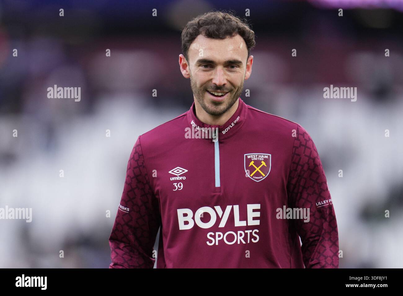 Andy Irving of West Ham United ahead of the Emirates FA Cup Third Round ...