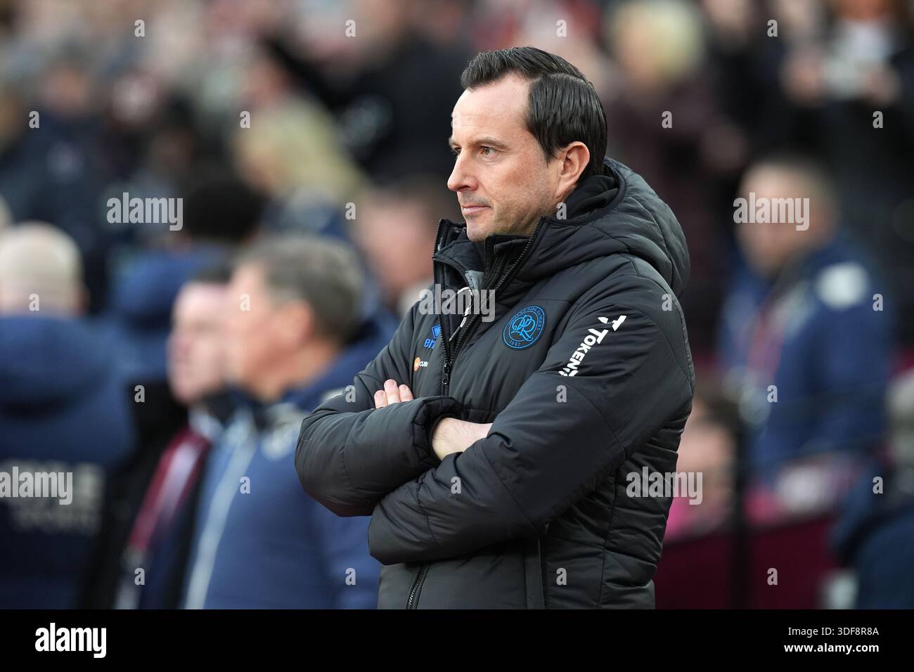 Queens Park Rangers manager Julien Stephan before the Emirates FA Cup ...