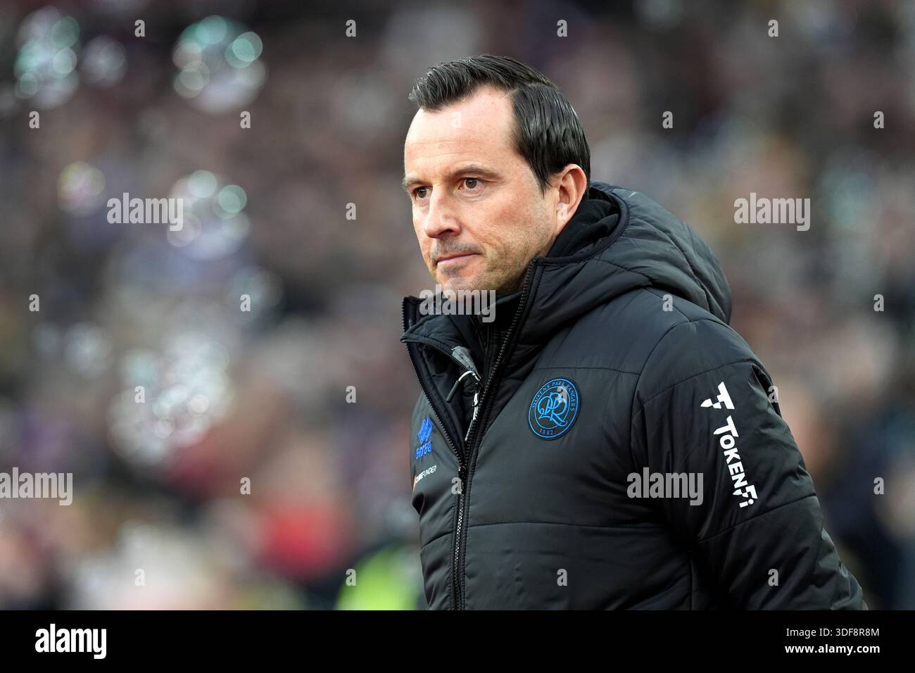 Queens Park Rangers manager Julien Stephan before the Emirates FA Cup ...