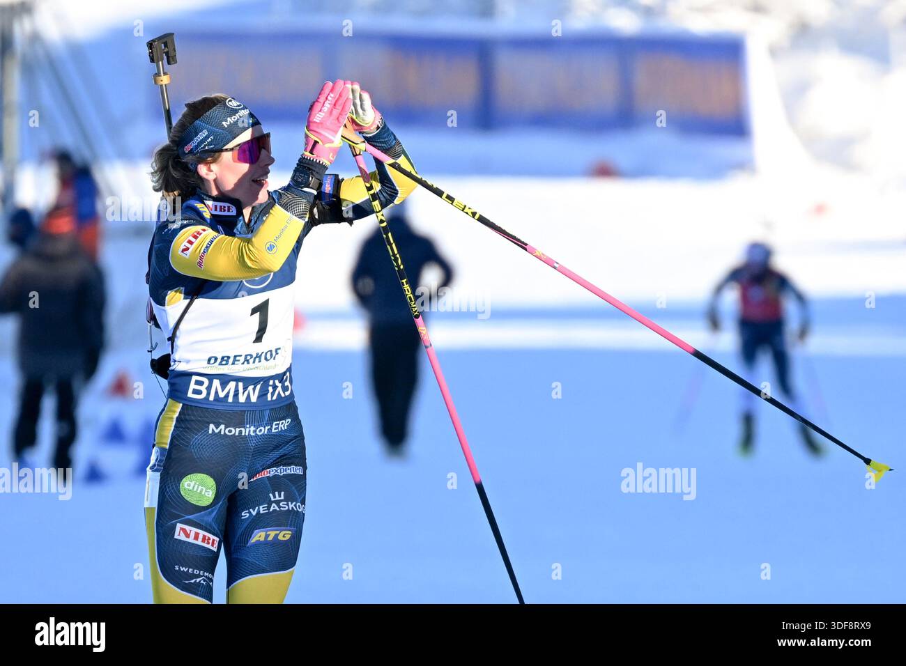 11 January 2026, Thuringia, Oberhof: Biathlon: World Cup, pursuit 10 km ...