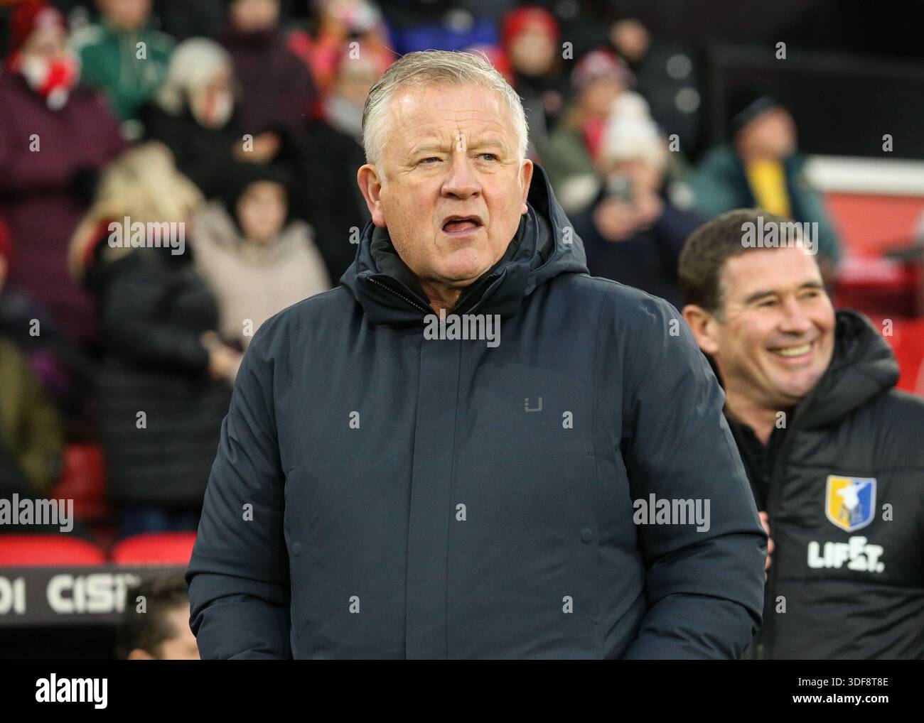 Chris Wilder manager of Sheffield United during the Emirates FA Cup ...