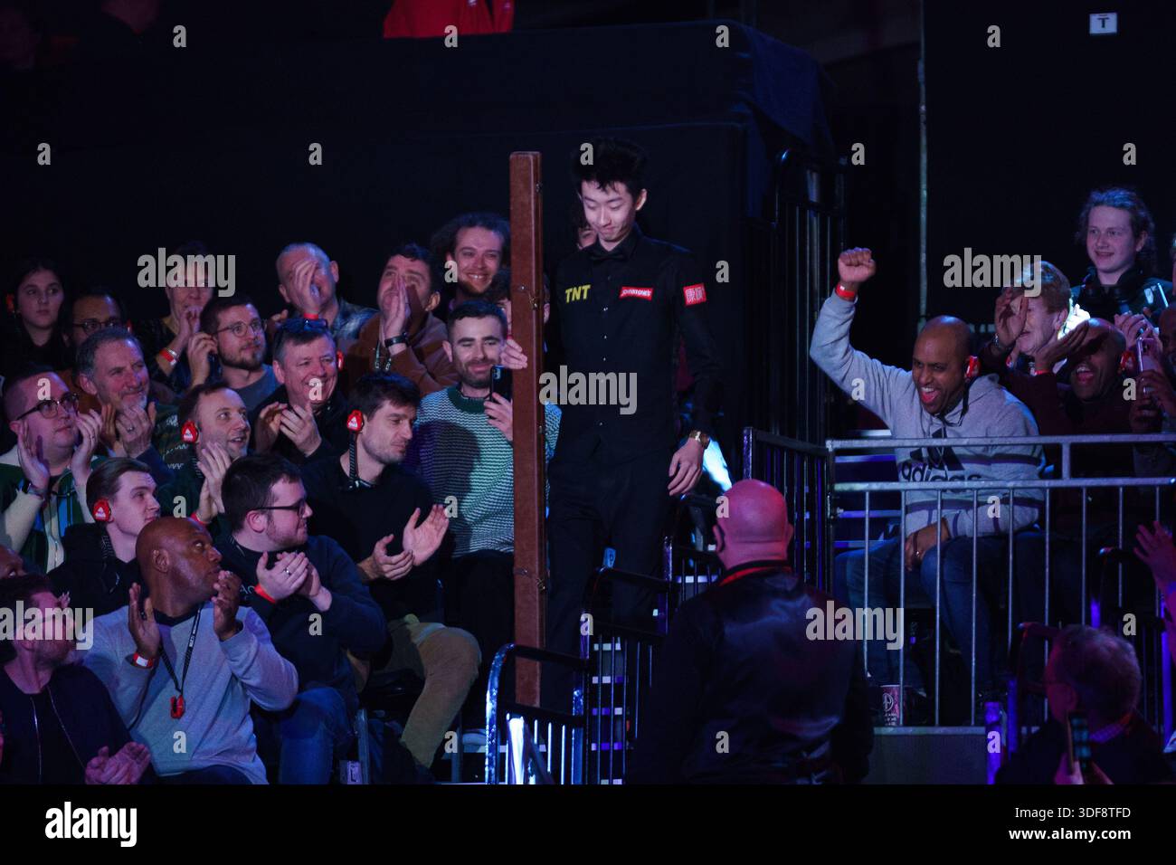 Wu Yize's walk on during the round one match between Shaun Murphy and ...