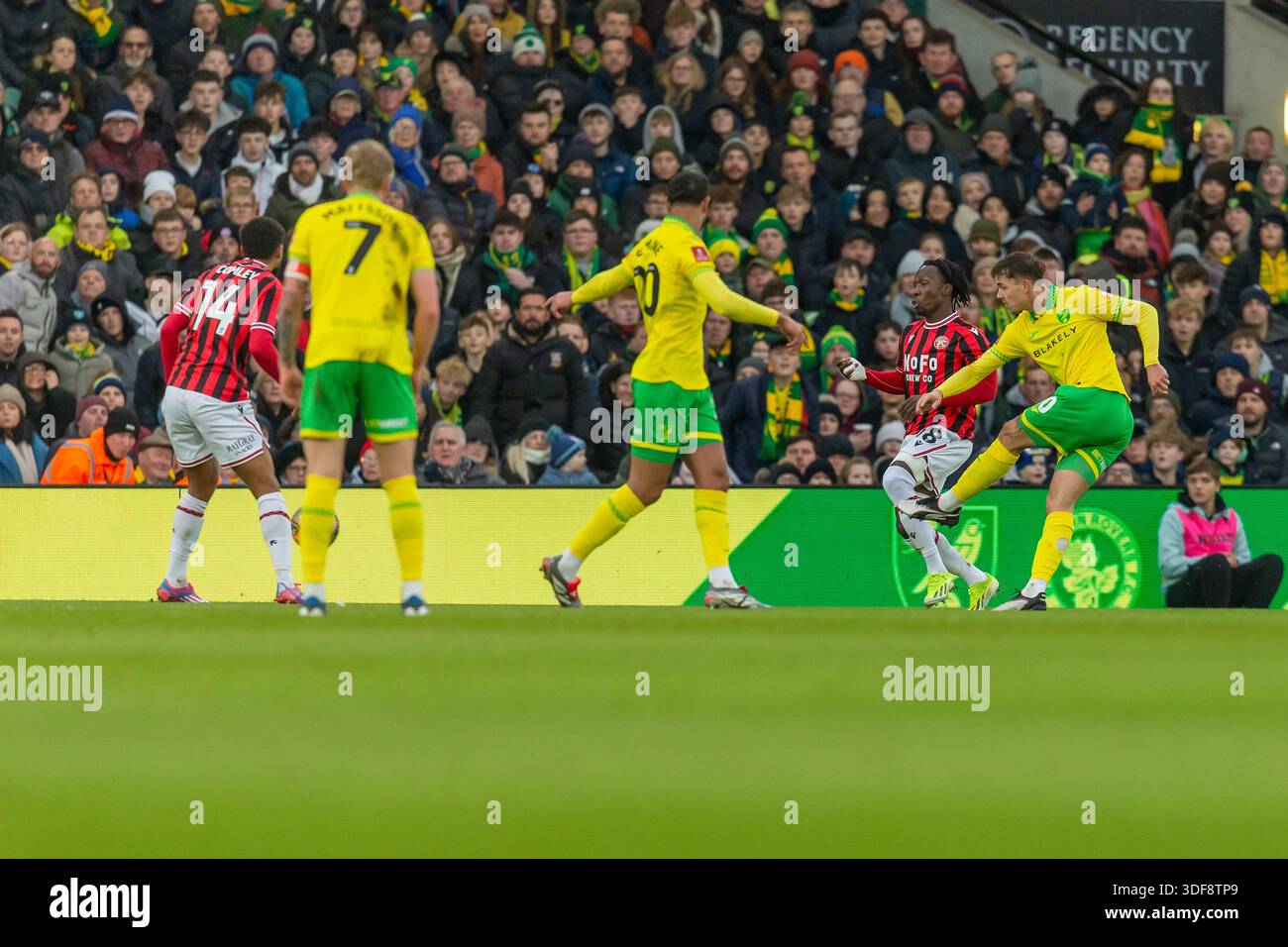 Matej Jurasek of Norwich City scores his team's first goal during the ...