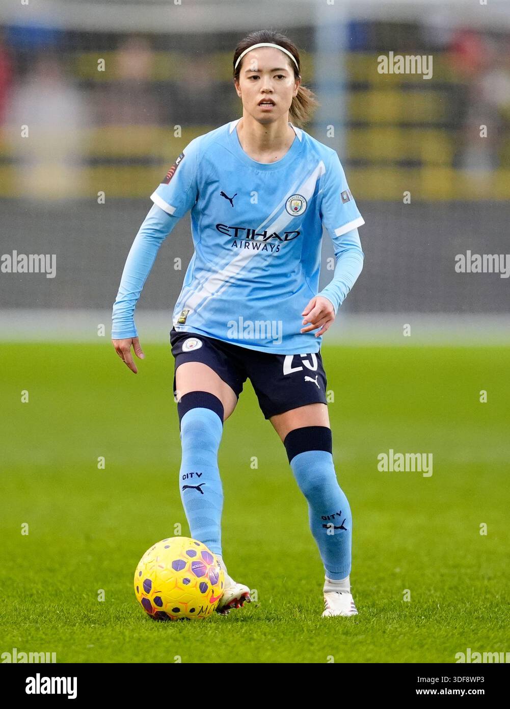 Manchester City's Yui Hasegawa during the Barclays Women's Super League ...