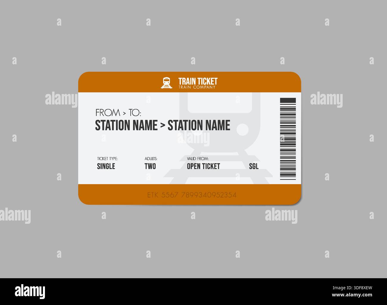 Transport discount coupon on Stock Vector Images - Alamy