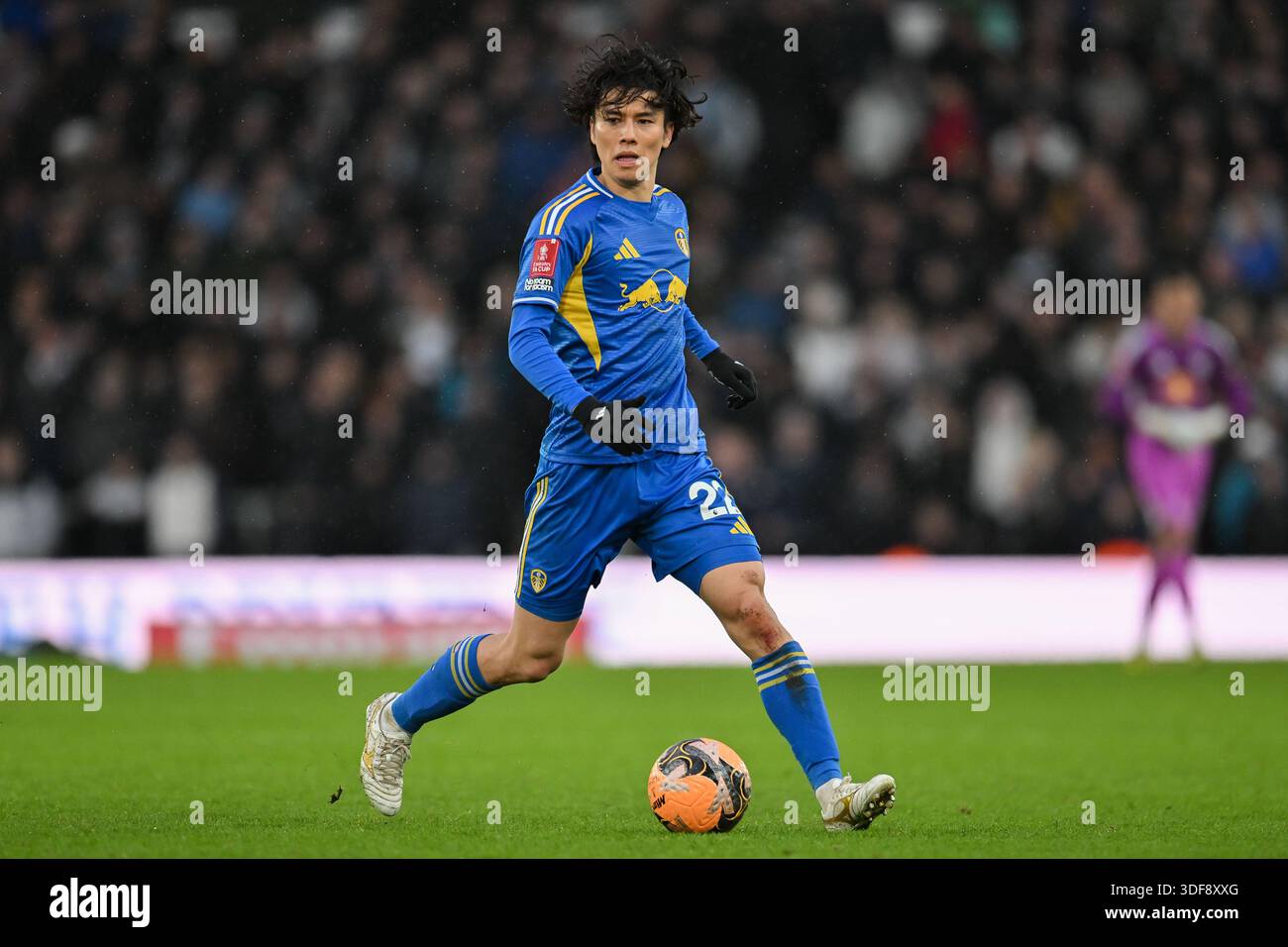 Ao Tanaka of Leeds United during the Emirates FA Cup Third Round match ...
