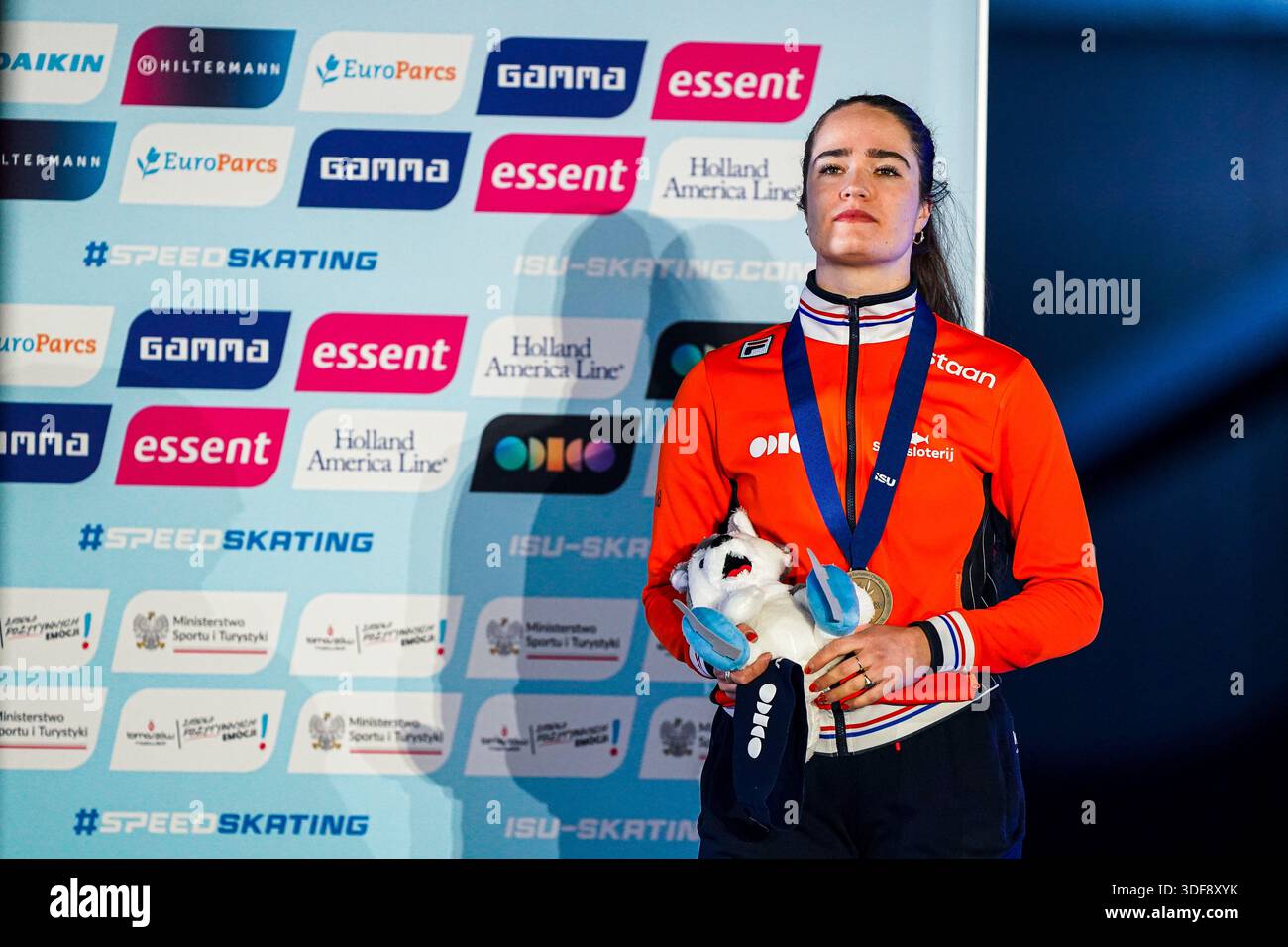 TOMASZOW MAZOWIECKI, POLAND - JANUARY 11: Isabel Grevelt of Netherlands ...
