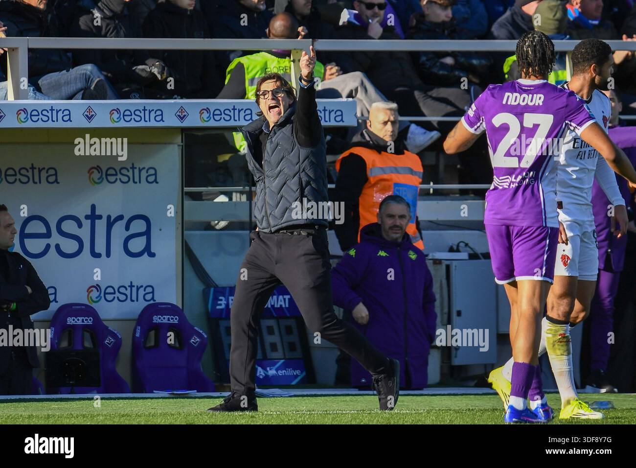Head Coach Paolo Vanoli (Fiorentina) during ACF Fiorentina vs AC Milan ...