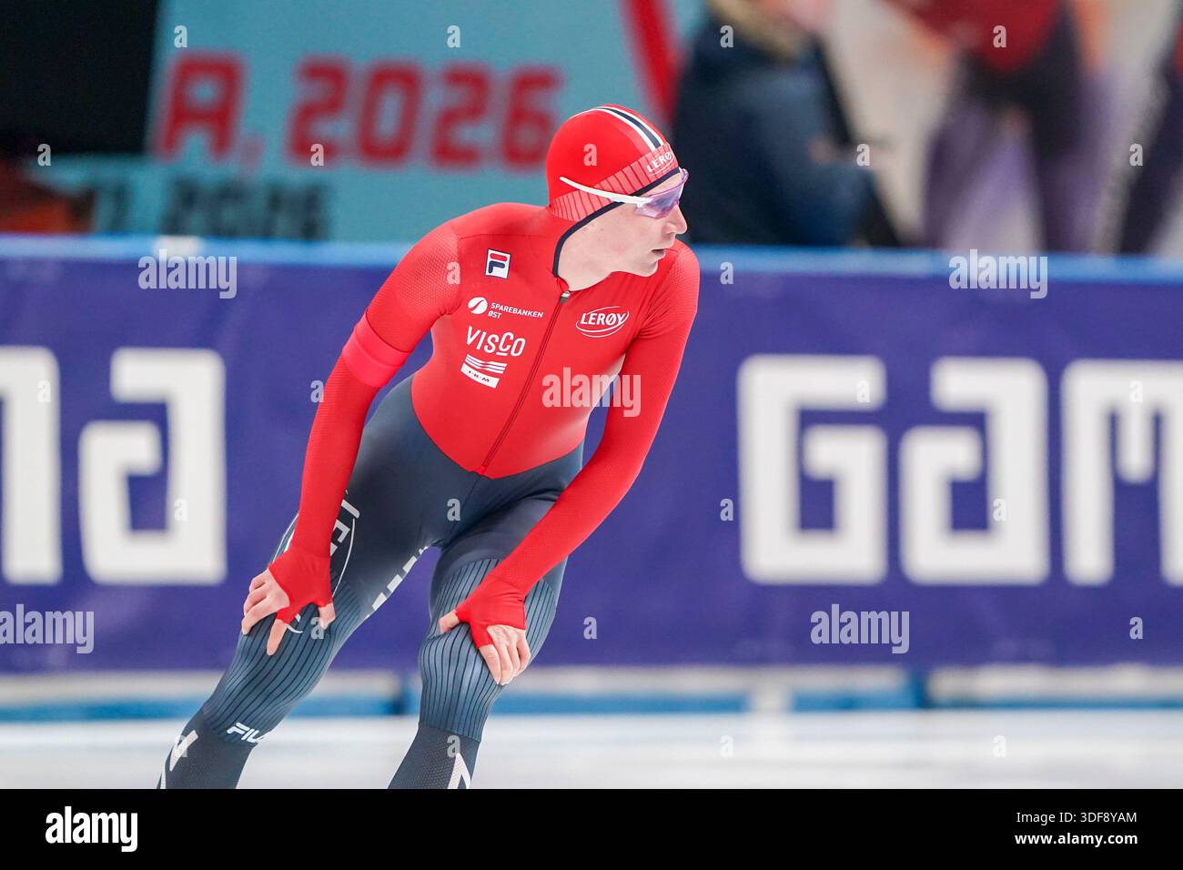Tomaszów Mazowiecki, Poland 20260111. Peder Kongshaug won the 1500 ...