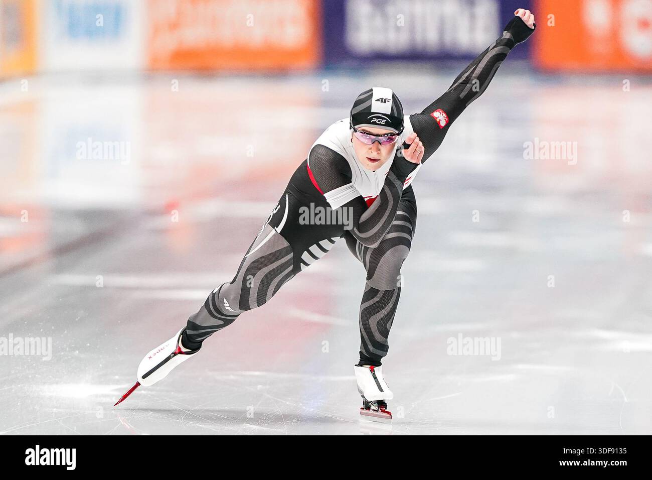 TOMASZOW MAZOWIECKI, POLAND - JANUARY 11: Iga Wojtasik of Poland during ...