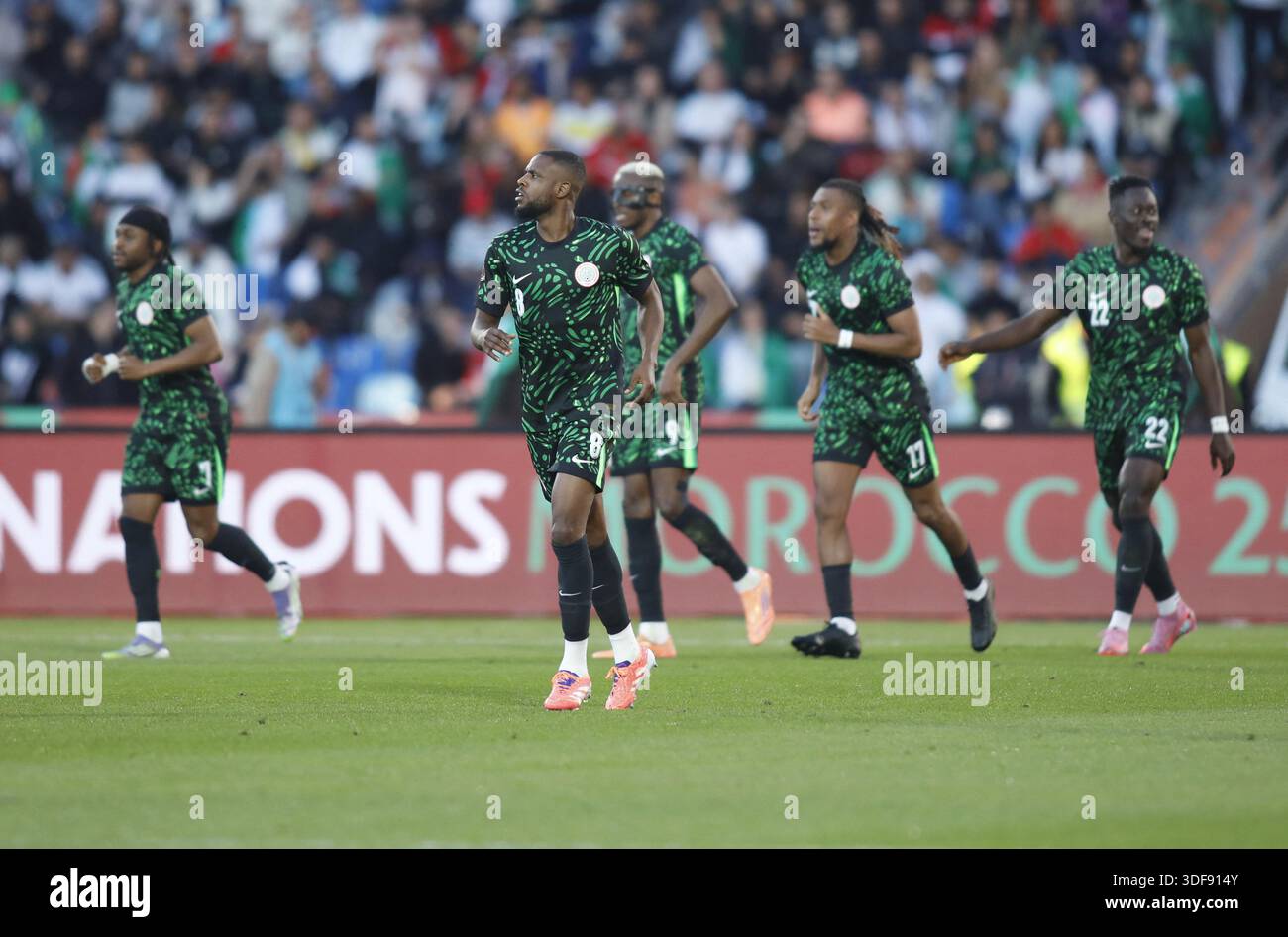 Nigeria midfielder Frank Onyeka (8) during the Africa Cup of Nations (CAN) quarter-final ...
