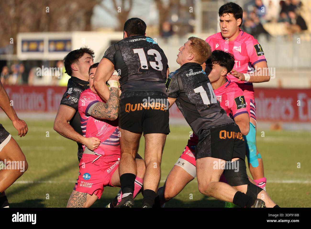 11/01/2026, Parma, Stadio Lanfranchi, EPCR Challenge Cup Round 3: Zebre ...