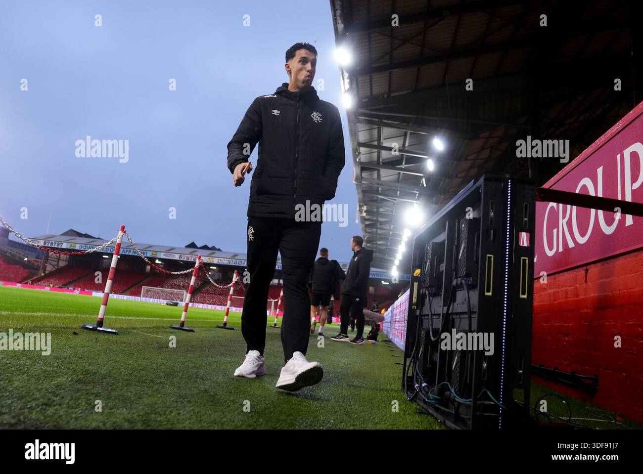 Rangers' Bojan Miovski ahead of the William Hill Premiership match at ...