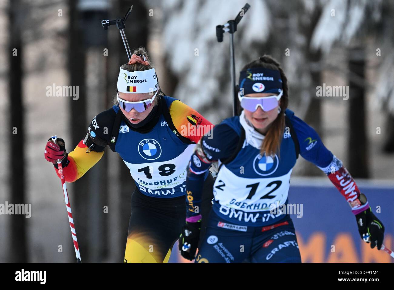 11 January 2026, Thuringia, Oberhof: Biathlon: World Cup, 10 km pursuit ...