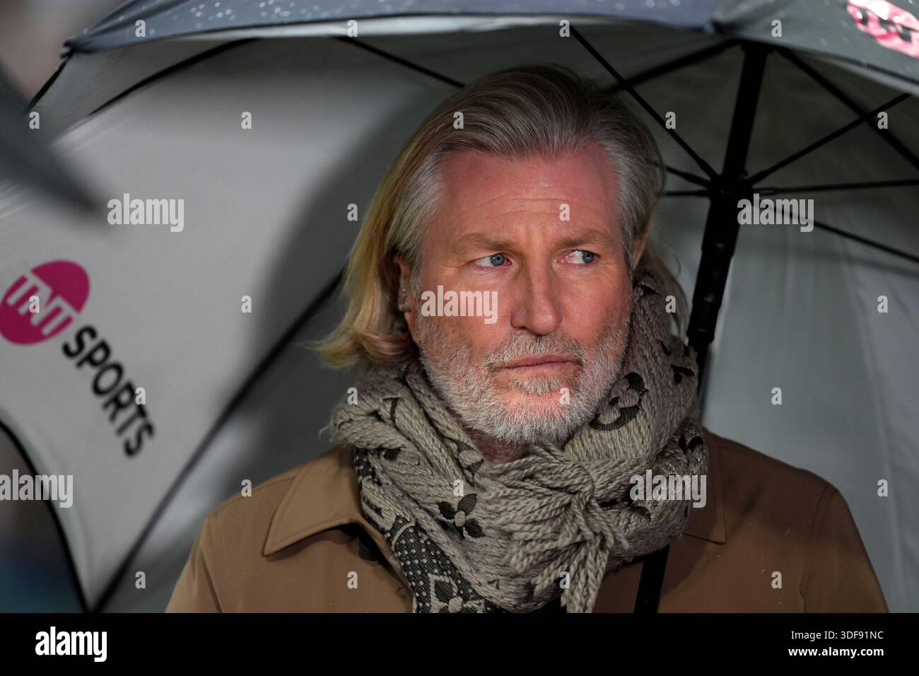 TNT Sport's Robbie Savage during the Emirates FA Cup third round match ...