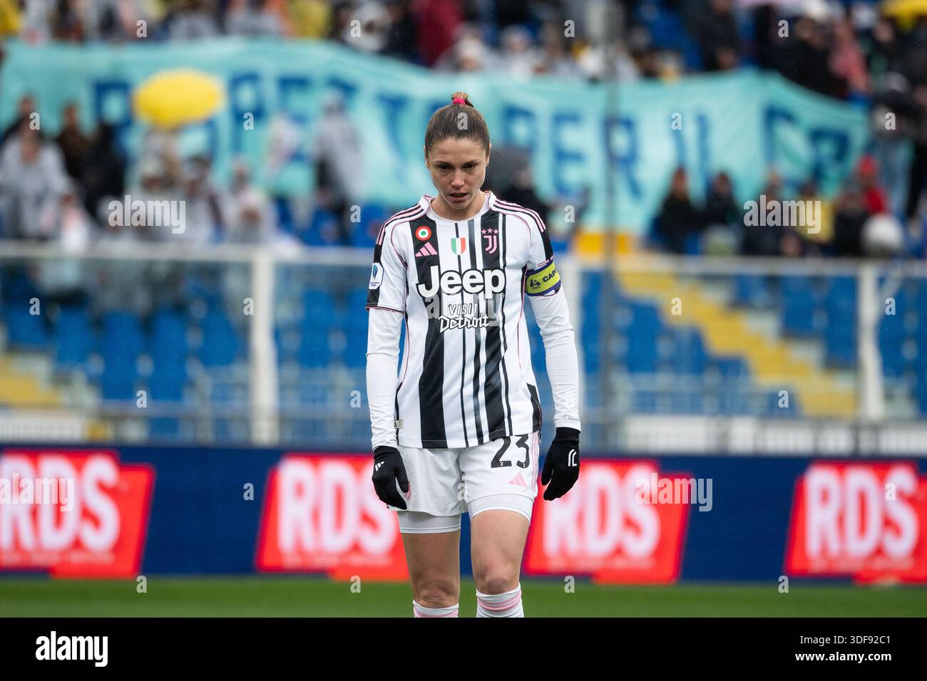 Cecilia Salvai of Juventus F.C. plays during the Supercoppa Women's ...